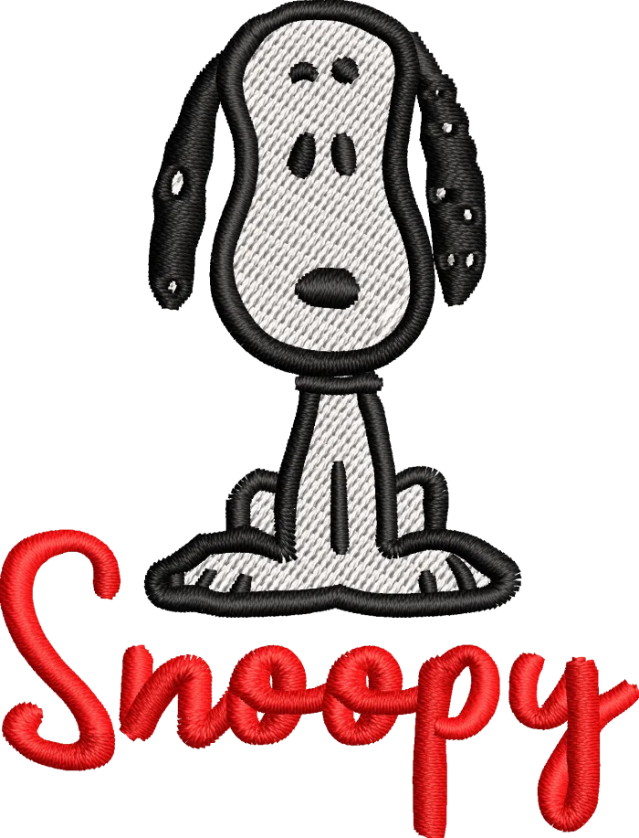 Snoopy Embroidery Design – BOLD GFX